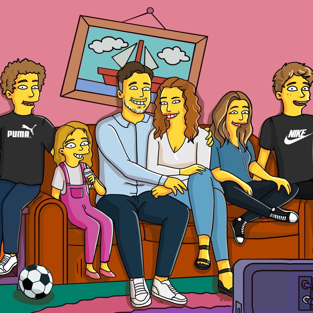 DIGITAL Custom Simpsons Family Portrait, Simpsonize Myself, SIMPSONS ...