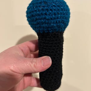 Drop the Mic: Silver and Black Microphone Plushie With Bling - Etsy