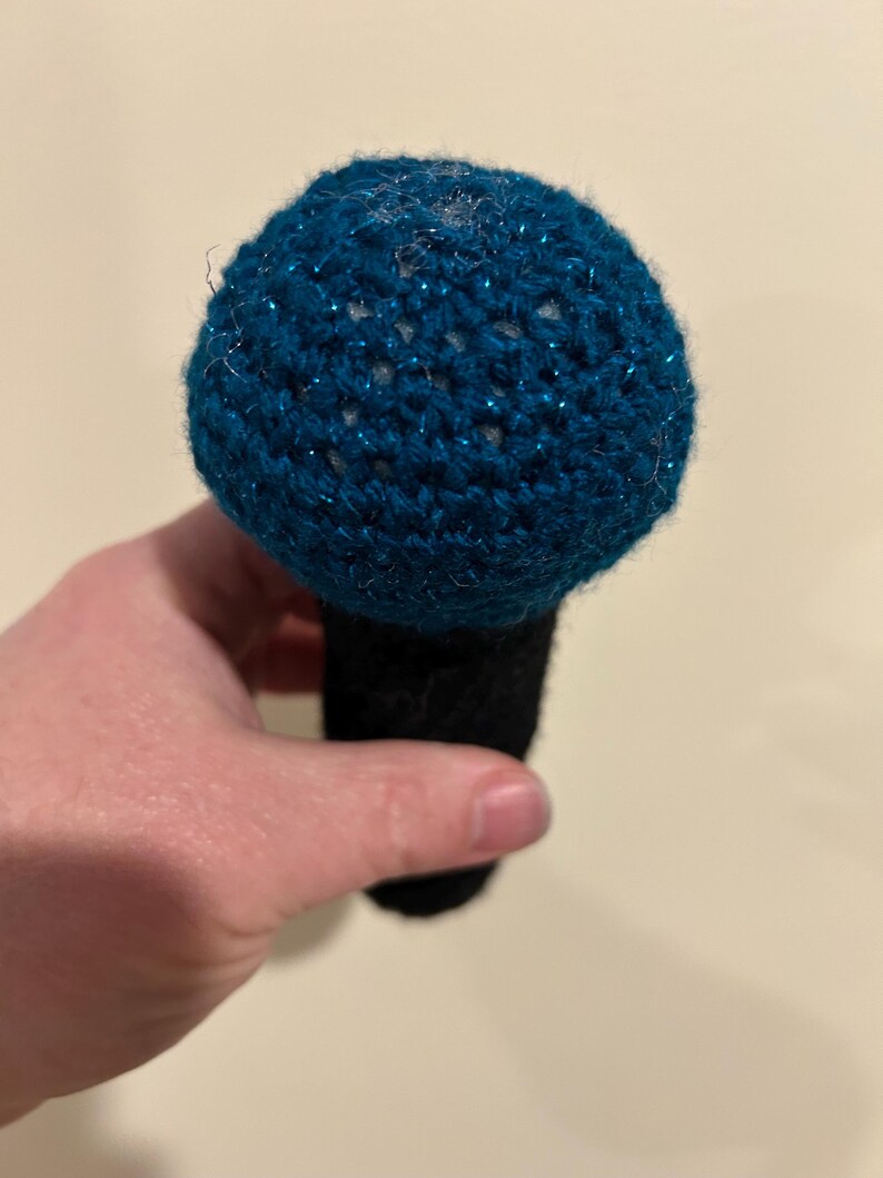 Drop the Mic: Silver and Black Microphone Plushie With Bling - Etsy