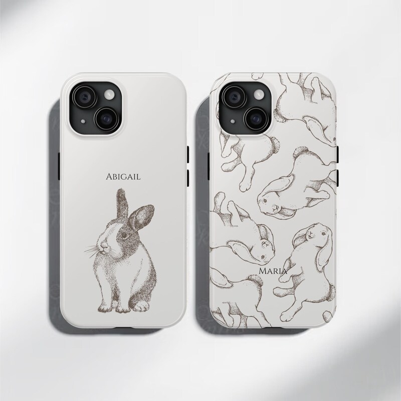 Bunny iPhone Case - Etsy