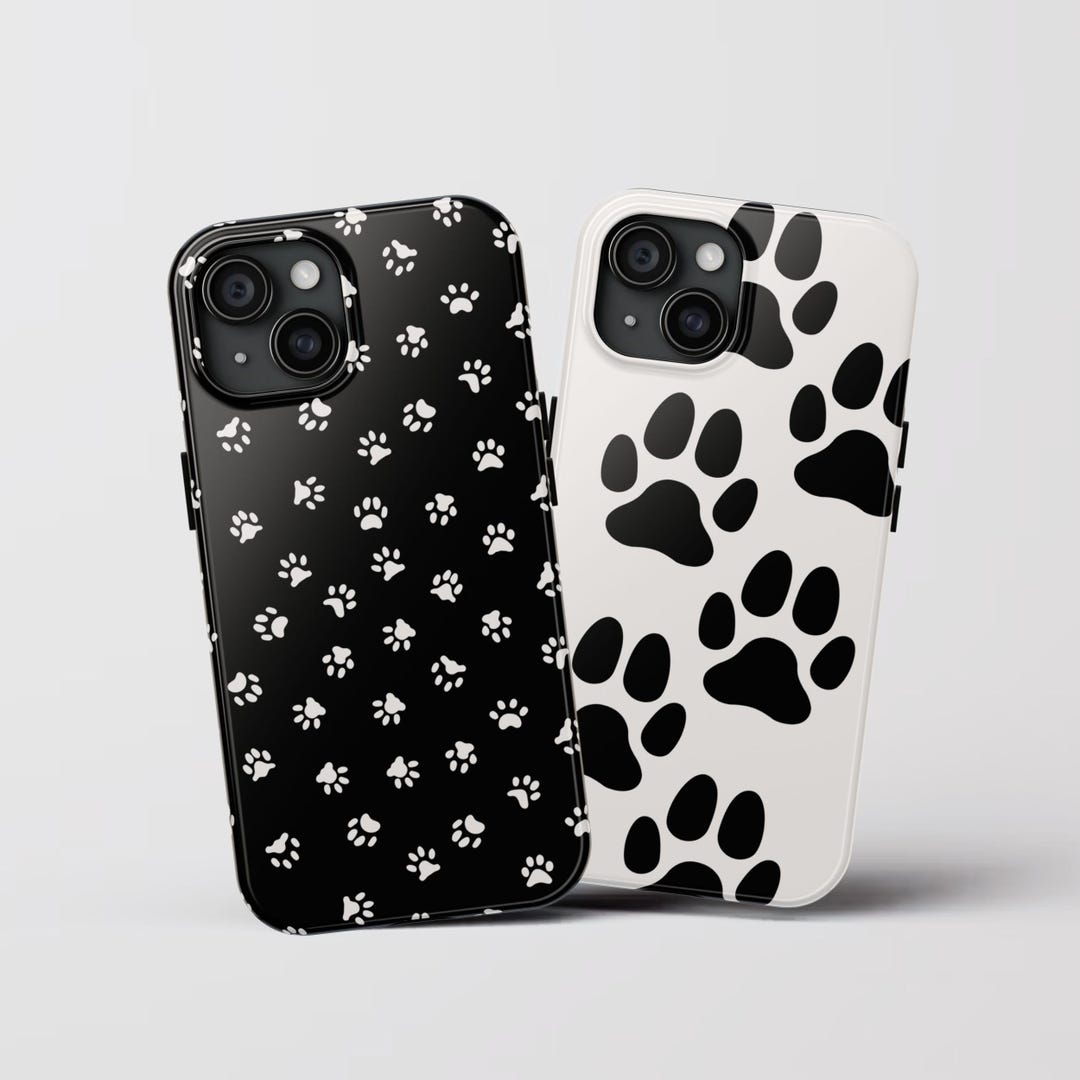 Cat Paw Phone Case, Paw Print Phone Case, Funny Cat Phone Case, Cat Paw ...