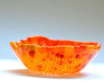 Murrini Glass Bowl - Etsy