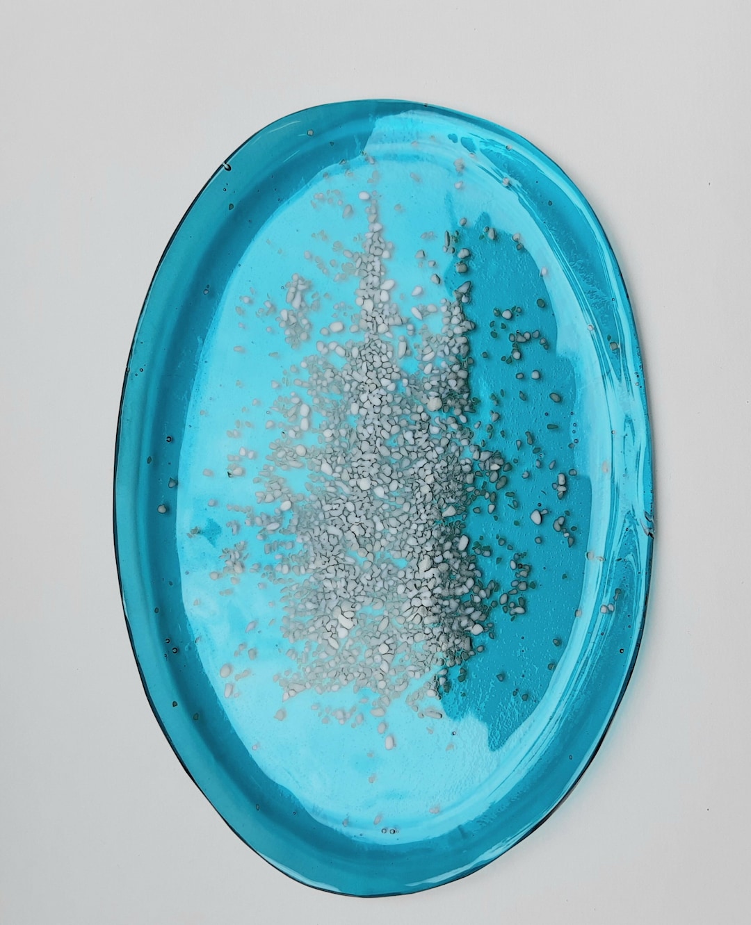 Colorfull Dot Pattern Oval Glass Dishes - Etsy