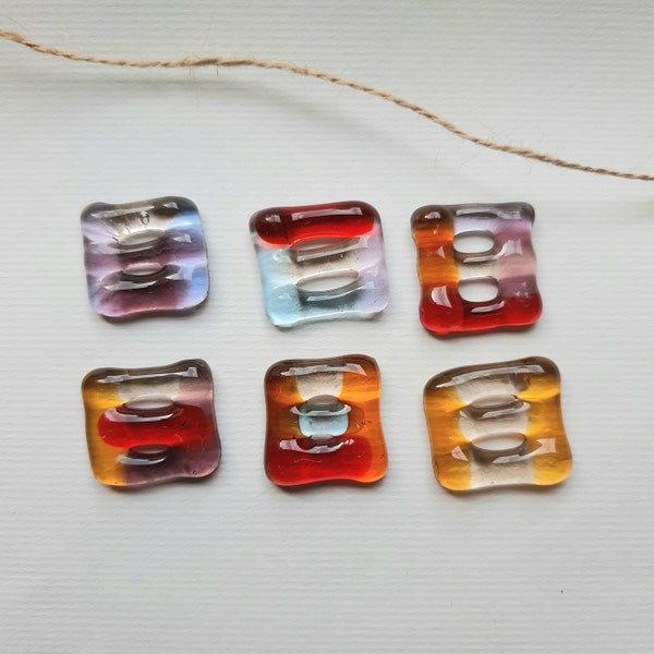 Glass Buttons - Etsy UK