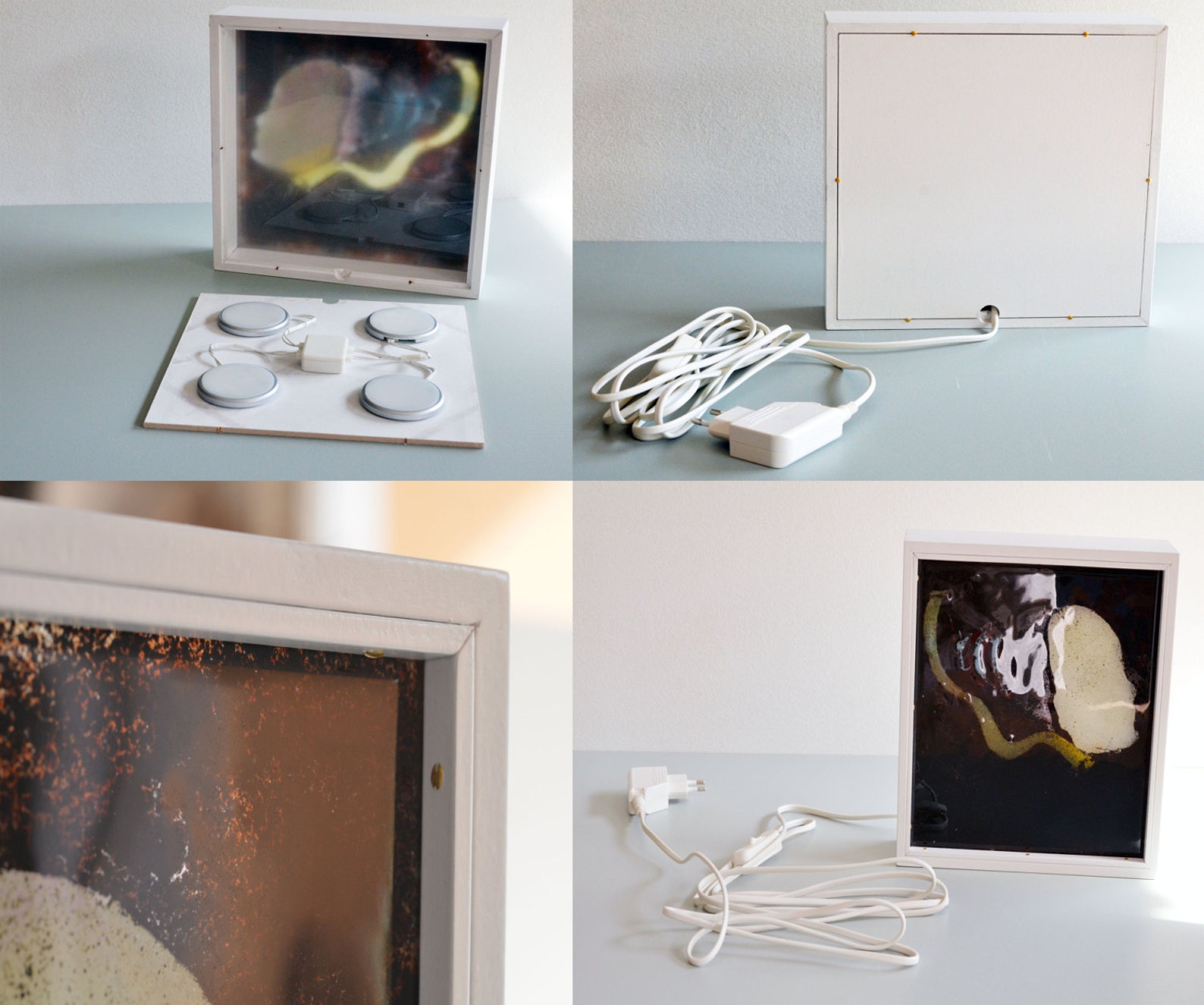 Constellation Lightbox Glass Table Lamp Desk Lamp Square - Etsy