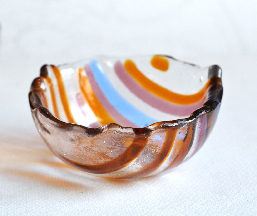 Colorfull Mini Mix and Match Glass Pinch Bowls - Etsy