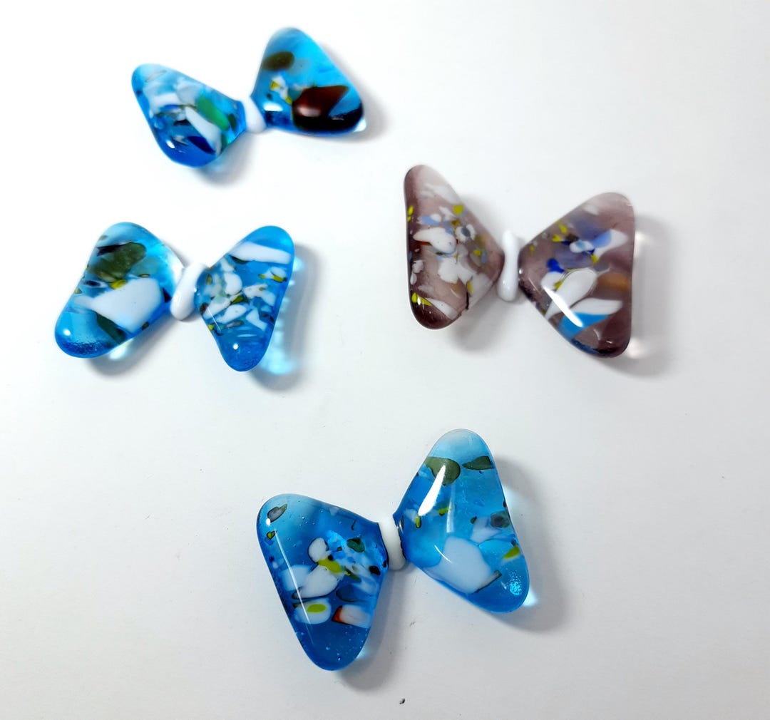 Fused Glass Butterflies, Chopstick Rests, Colorfull Sushi Accessories ...