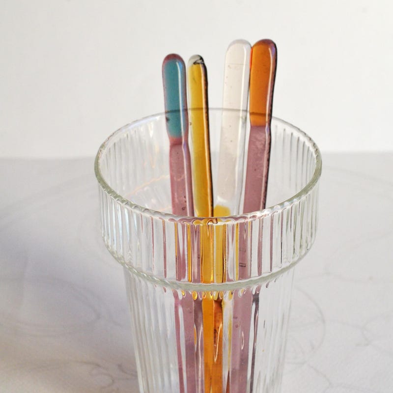 Glass Stir Sticks - Etsy