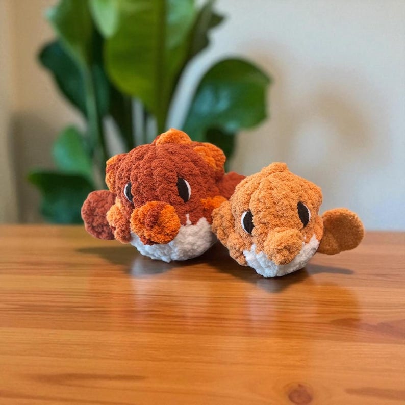 Pearl the Puffer Fish Video/pdf Tutorial, Regular & Mini Size - Etsy