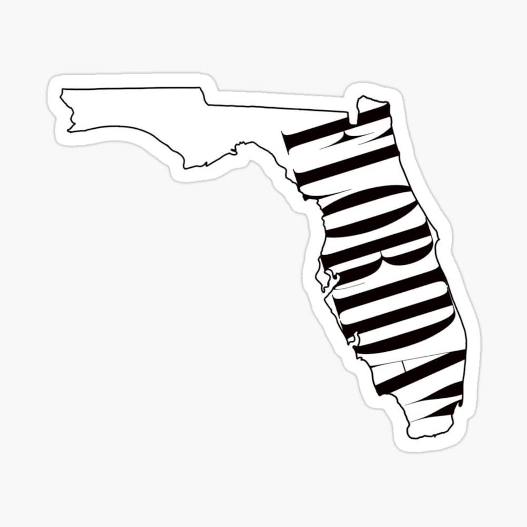 Taylor Swift TTPD Florida Vinyl Die Cut Sticker - Etsy