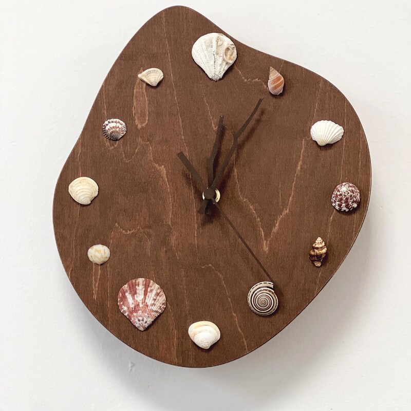 Seashell Clock - Etsy
