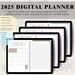 2025 Digital Monthly Planner | Simple Monthly Finances, Health ...