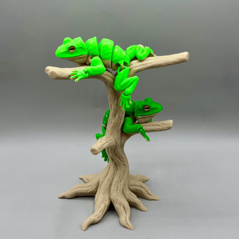 Flexy Articulating Tree Frog - 3D Printed - Etsy