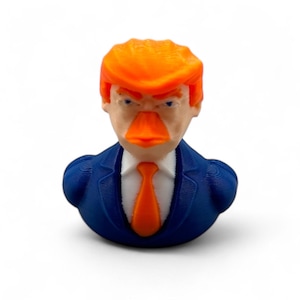 Donald J Duck Trump Duck- Duck Figurine 3D Printed Collectible Ducky ...