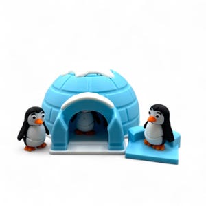 Adorable Penguin Family Fidget Toys With Igloo Container - 3D Printed ...