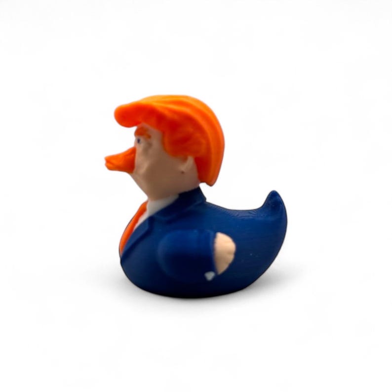 Donald J Duck Trump Duck- Duck Figurine 3D Printed Collectible Ducky ...