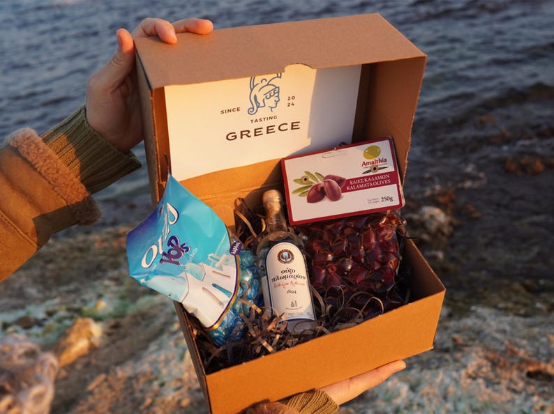 Greek Snack Gift Basket, Greek Food, Gift Basket From Greece - Etsy