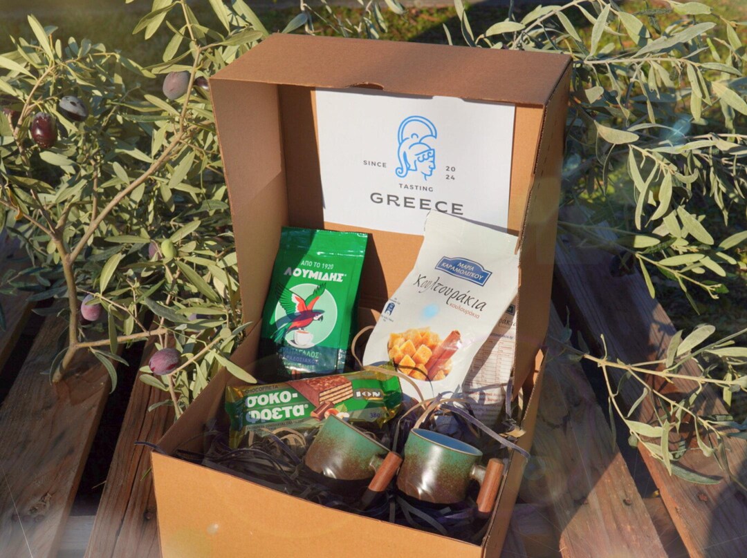Greek Coffee Gift Basket, Traditional Food and Treats - Etsy