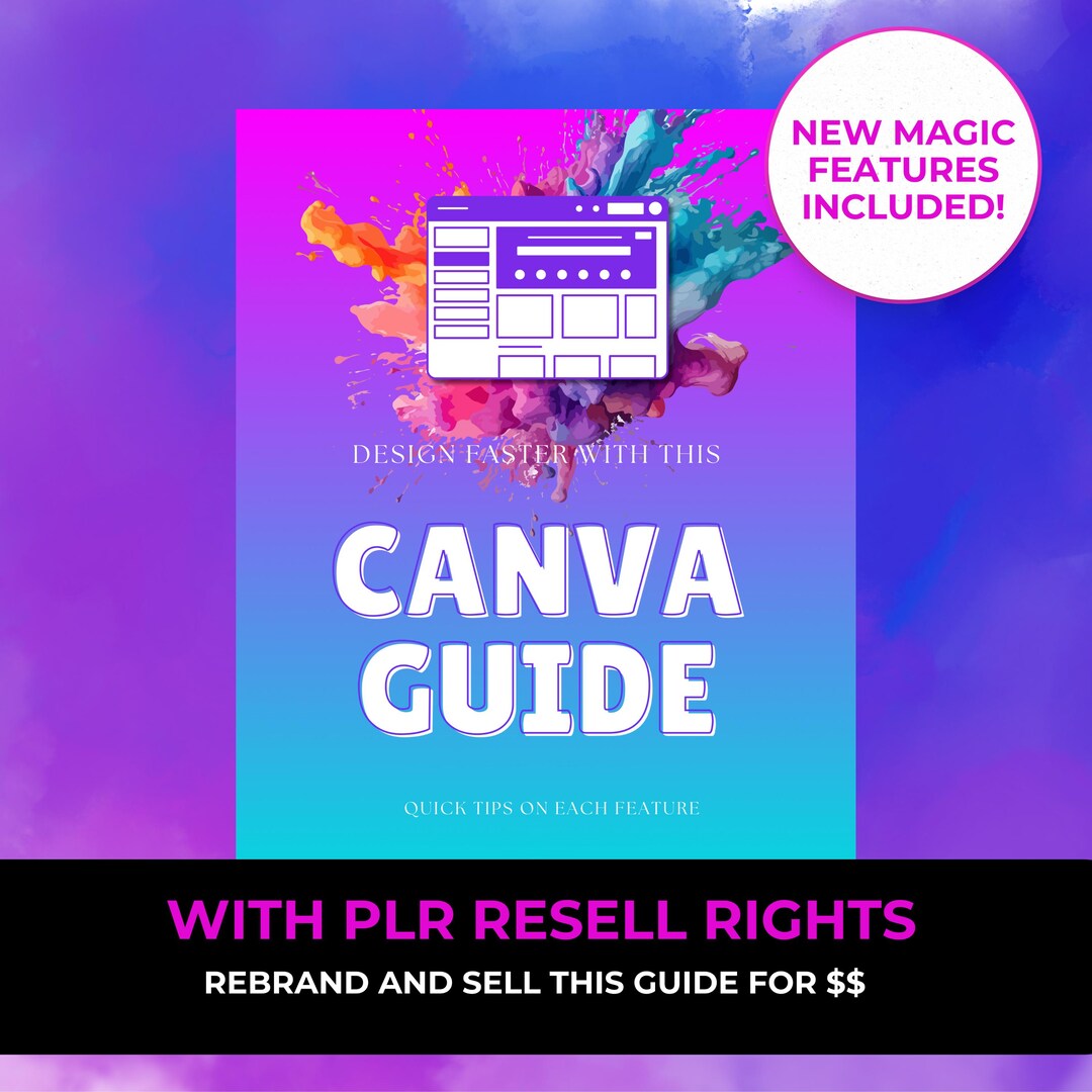 Ultimate Beginner's Canva Guide: Digital Design Tutorial With PLR ...