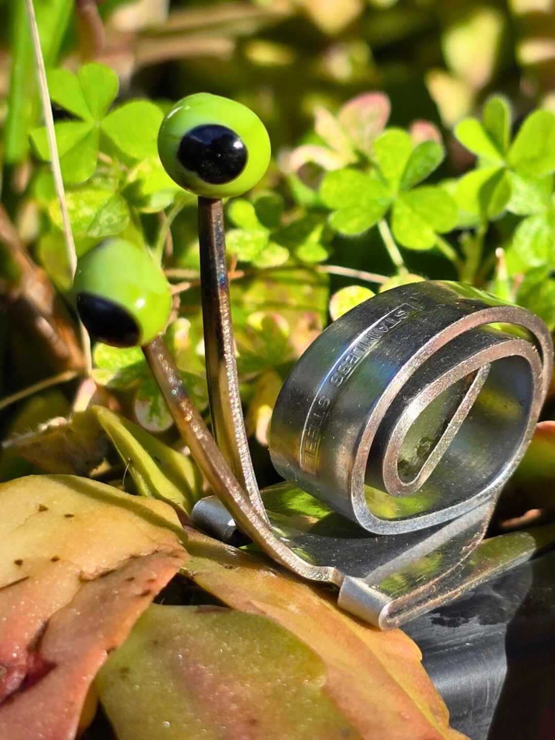 Handmade Recycled Cutlery Snail Art - Etsy