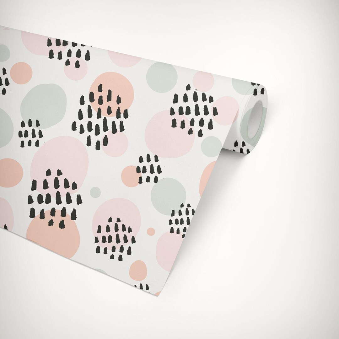 Punctuated Pattern Removable Wallpaper - Etsy