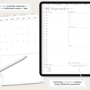 2025-2026 Mid-year Oasis Digital Planner: Minimalist Daily Weekly ...