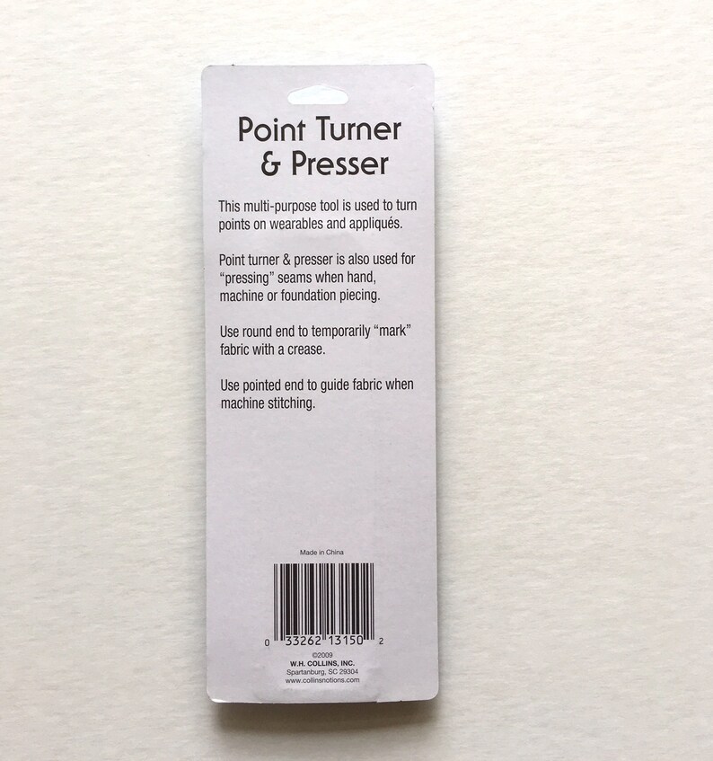 Bamboo Point Turner & Seam Presser, Marking Fabric, Applique, Point ...