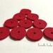 10 Red Spool Pin Felts for Sewing Machines 1 Inch Diameter - Etsy