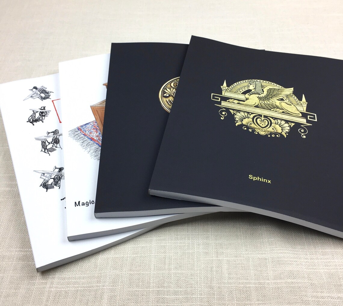 Singer Sphinx Sewing Machine Decal Notebook Large Composition - Etsy