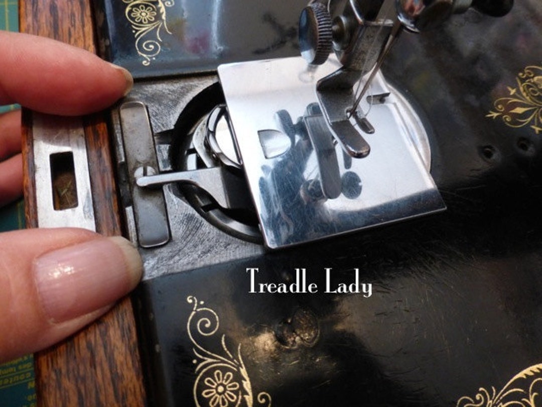 Flat Spring and Screw Only for Slide Plate for Singer Models 66, 99 ...