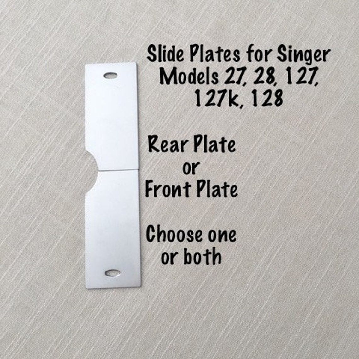 Reproduction Front or Rear Slide Plates for Singer Sewing Machines 27 ...