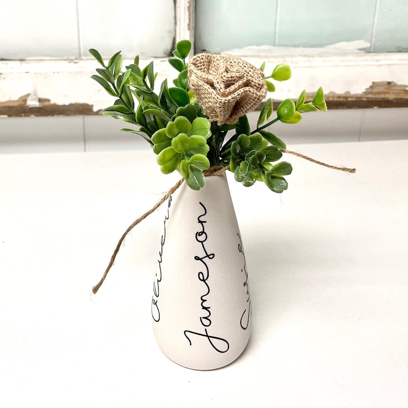 Personalized Vase - Etsy