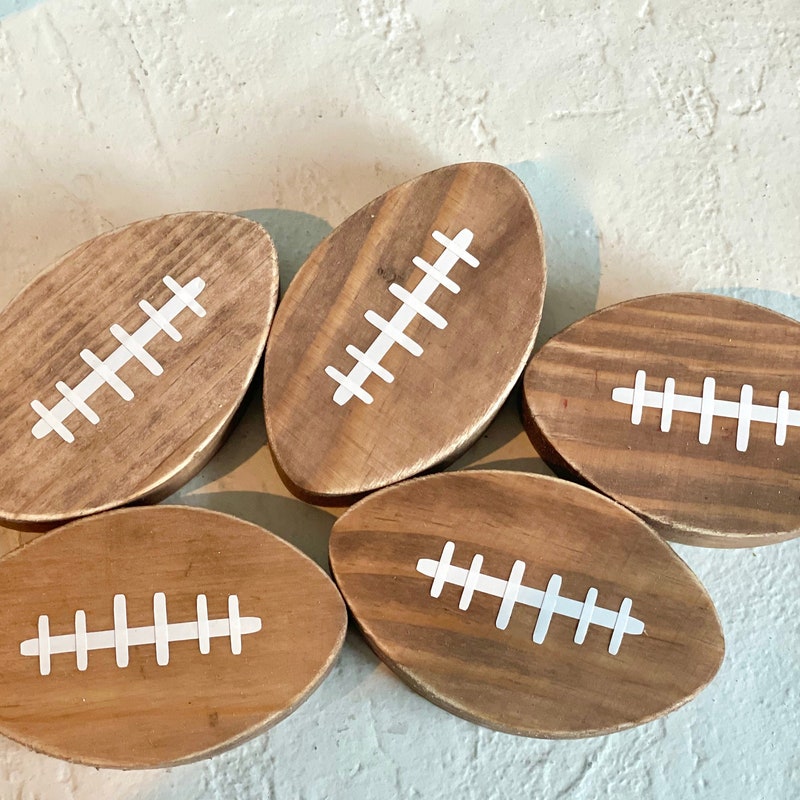 Wooden Football - Etsy