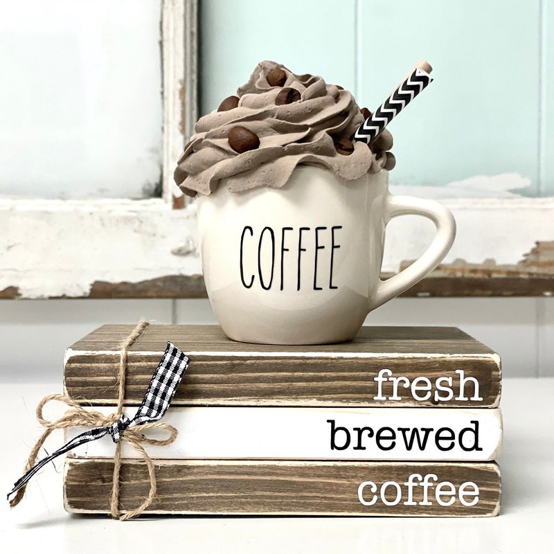 Stack of Books Coffee Mug - Etsy