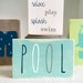 Pool Sign Bundle, Swim, Wooden Signs, Tiered Tray Signs, Bathing Suit ...