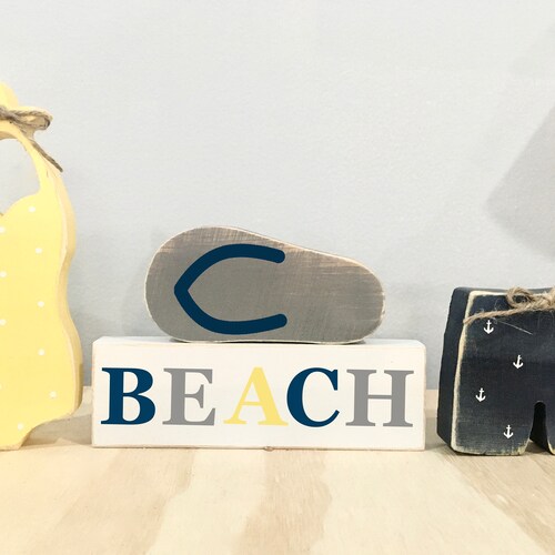 Beach Tiered Tray Wooden Cutouts Swim Trunks Bathing Suit - Etsy