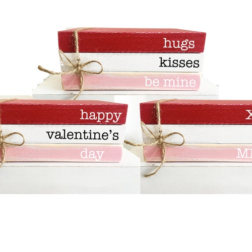 Mini Book Bundle Mini Book Stack Be My Valentine - Etsy