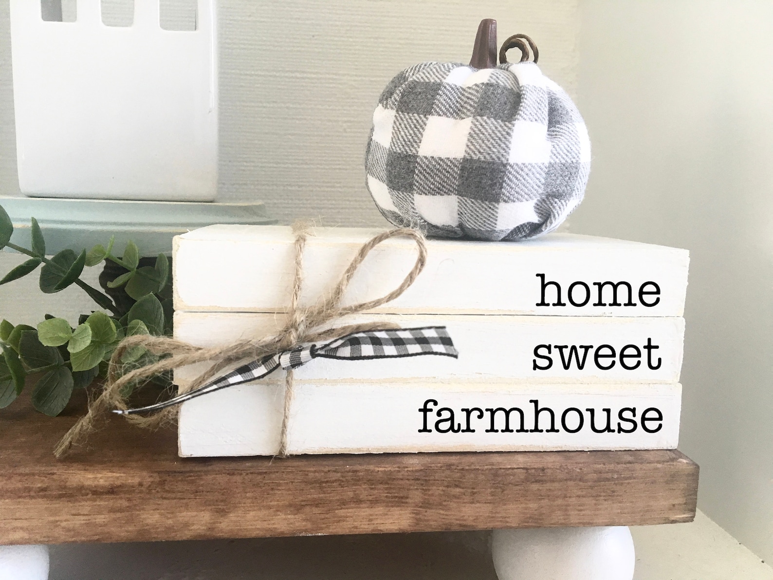 Fall Book Bundle Mini Book Stack Fall Decor Farmhouse Faux - Etsy
