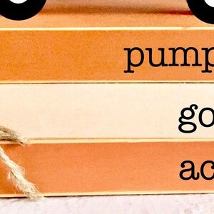 Fall Books, Pumpkin Truck, Harvest, Mini Book Bundle, Fall Tree, Wooden ...