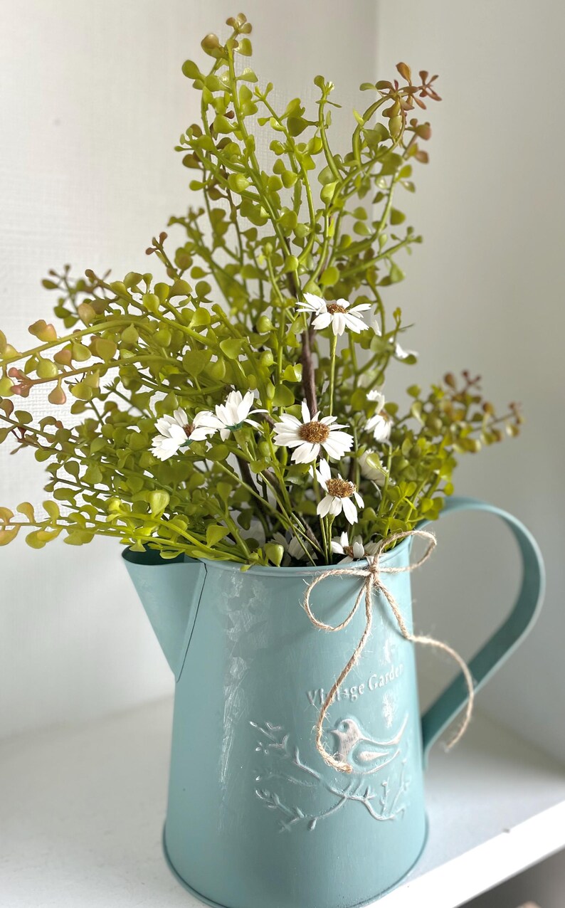 Rustic Pitcher Vase for Spring Decor - Etsy