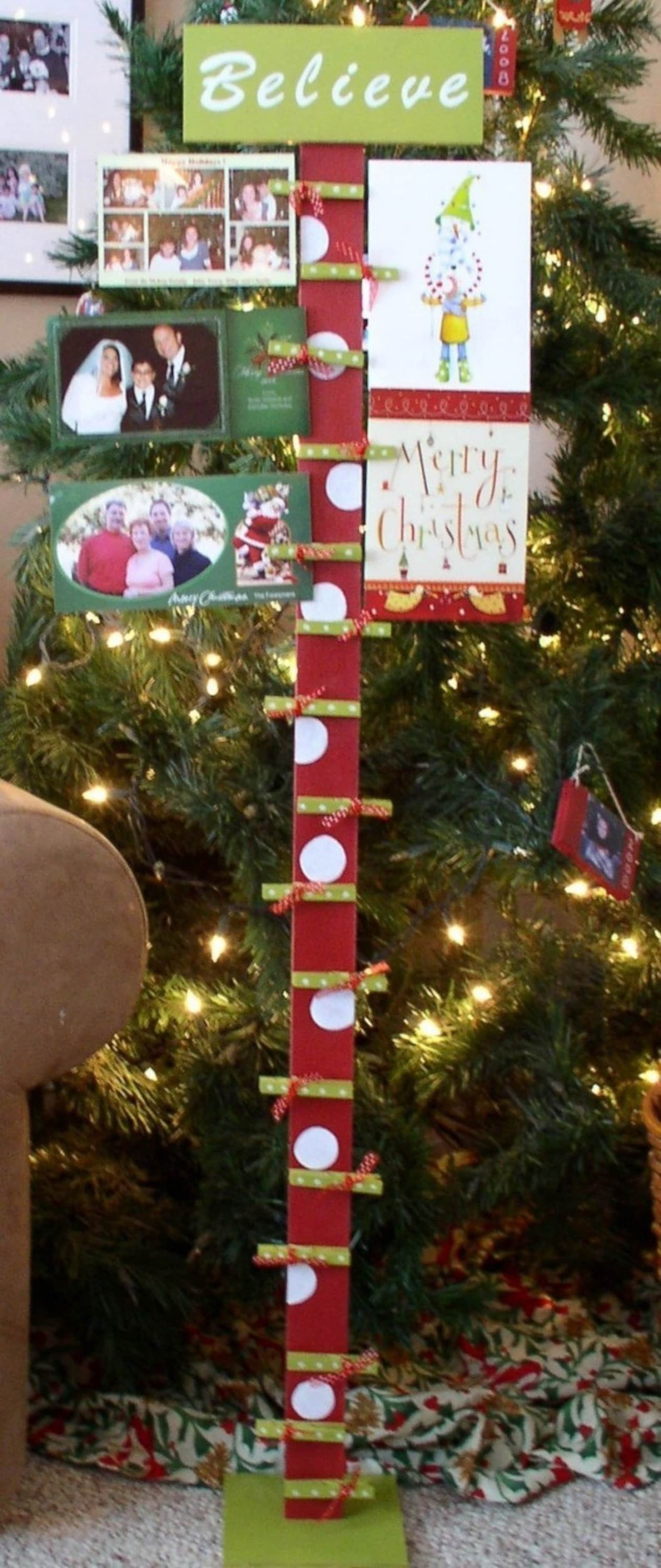 Christmas Card Holder - Etsy