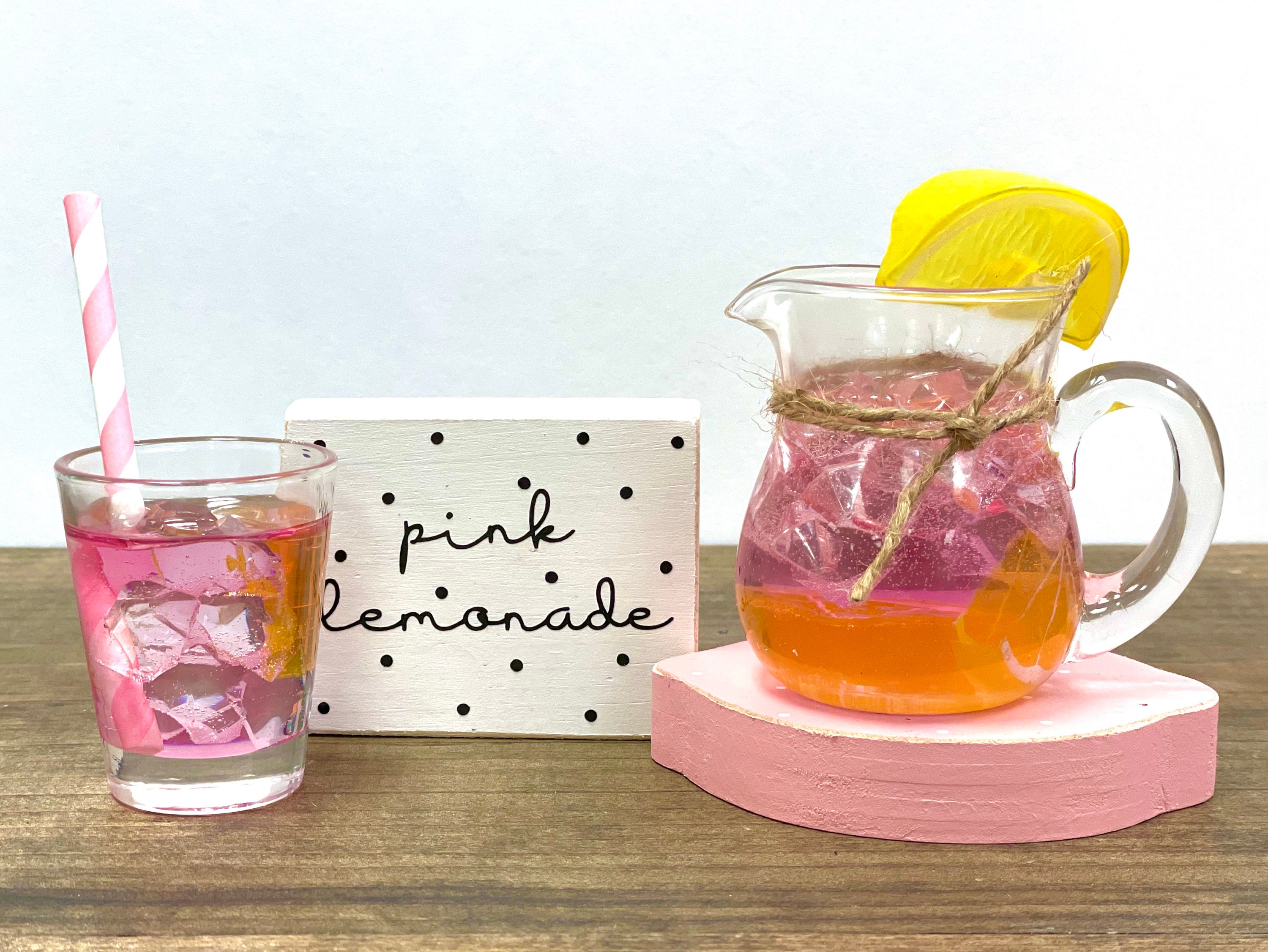 Pitcher Of Pink Lemonade