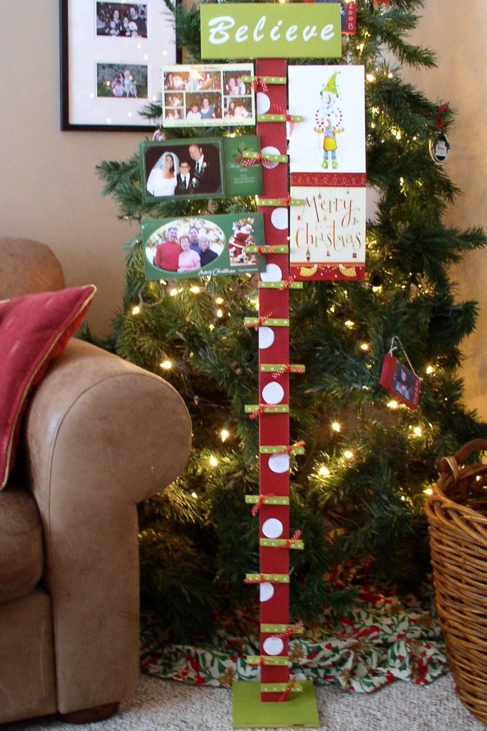 Christmas Card Holder - Etsy