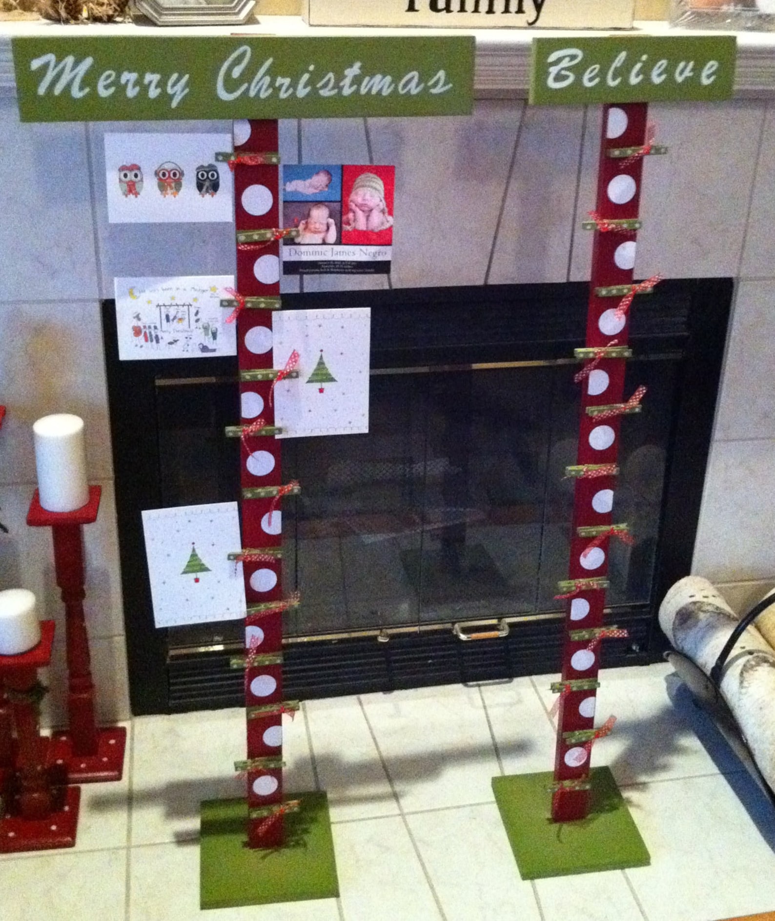 Christmas Card Holder - Etsy