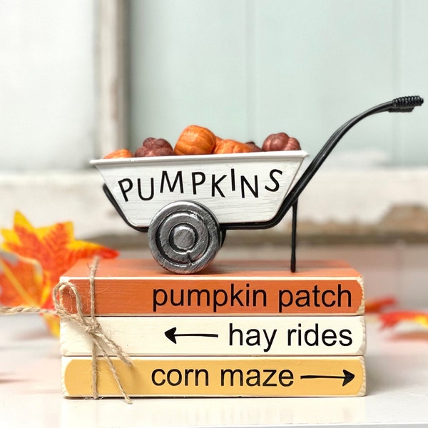 Fall Book Stack - Etsy