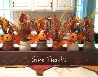 Farmhouse Table Box Centerpiece Handmade Rustic Decor - Etsy