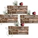 Rustic Christmas Faux Book Stack: Farmhouse Wooden Decor - Etsy