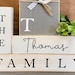 Personalized Family Name Wooden Block Set: Farmhouse Tiered Tray Decor ...