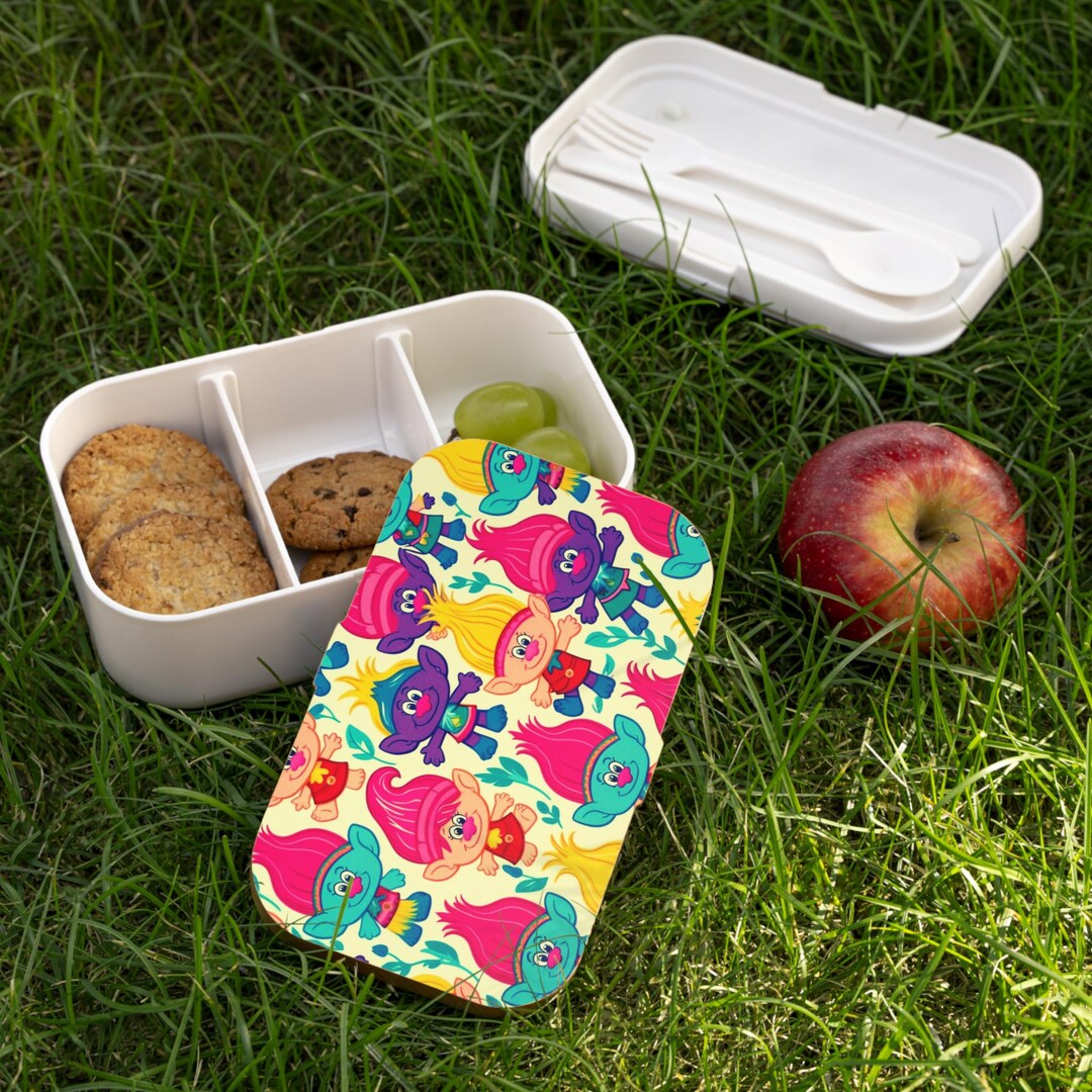 Trolls Bento Lunch Box: Kids Food Container With Dividers - Etsy