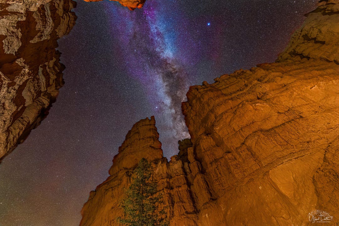 Milky Way, Bryce Canyon, Stars, Night Sky - Etsy